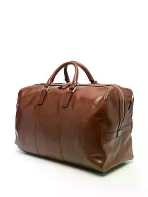 THE BRIDGE Logo Plaque Patent Leather Holdall