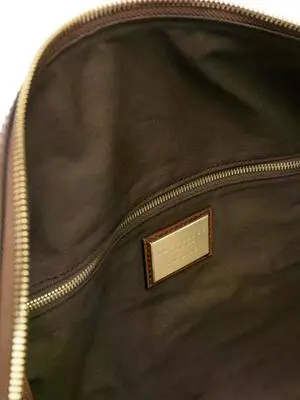 THE BRIDGE Logo Plaque Patent Leather Holdall