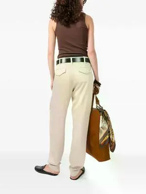 Barbara Bui Pleated Trousers With Button Embellishments