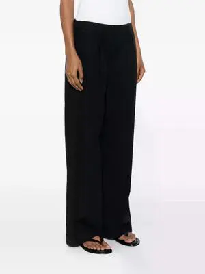40WEFT Raissa Wide-leg Poplin Trousers