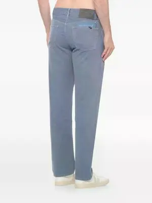Jacob Cohen Logo-patch Straight-leg Trousers