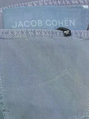 Jacob Cohen Logo-patch Straight-leg Trousers