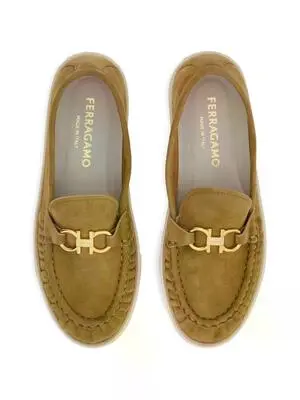 Ferragamo Lace Up Flats For Women
