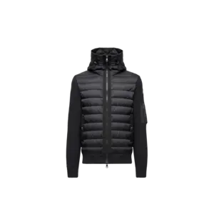 Moncler Padded Zip-up Cardigan - Black