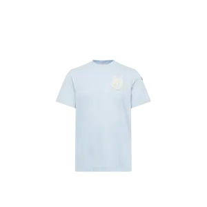 Moncler Monogram Cotton T-shirt - Blue