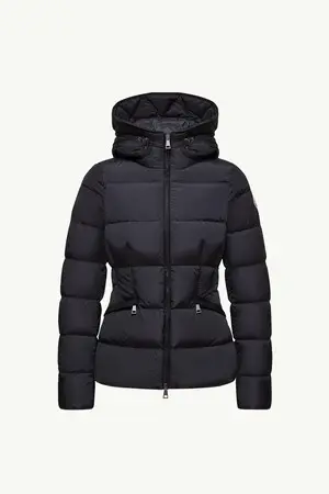 Moncler Moncler Avoce Hooded Short Down Jacket Blue