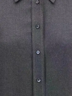 Brunello Cucinelli Dark Contrast Topstitching Shirt
