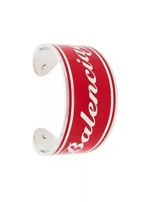 Balenciaga Badge Bracelet - Red