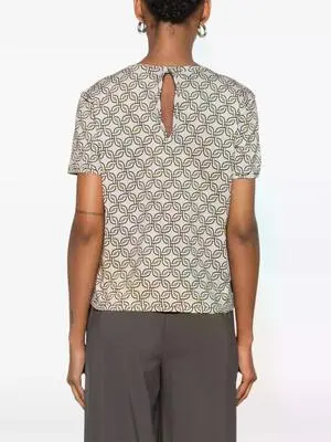RRD - ROBERTO RICCI DESIGN Geometric Print Crewneck Top