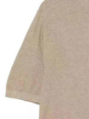 Marc O'polo Fine-knit Ribbed-trim T-shirt