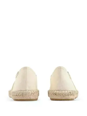 Karl Lagerfeld Logo Embroidered Braided Sole Espadrilles