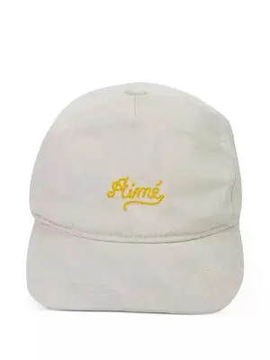 Aimé Leon Dore Script Logo Chain-stitch Cap - Neutrals