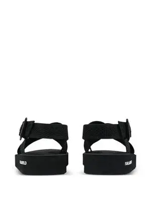 Karl Lagerfeld Crossover Strap Buckle-fastening Sandals
