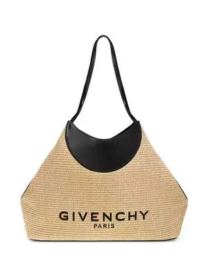 Givenchy Woven Tote Bag With Embroidered Logo