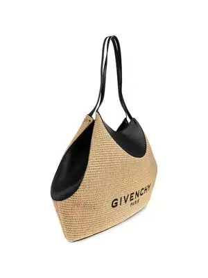 Givenchy Woven Tote Bag With Embroidered Logo