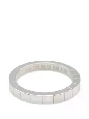 Cartier 2010s La Raniere Engraved-logo Ring - Silver
