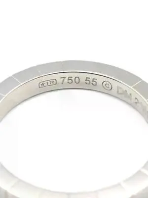 Cartier 2010s La Raniere Engraved-logo Ring - Silver