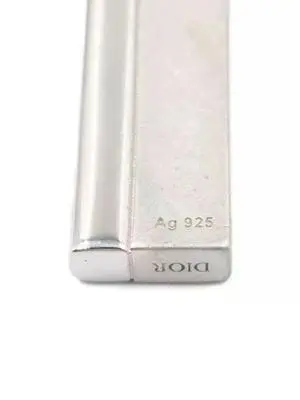 Dior Engraved Logo Cable-link Chain Necklace