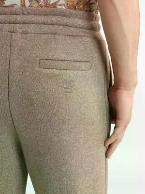 Etro Arnica-motif Jacquard Track Pants