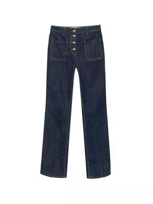 Valentino Garavani Button-fastening Jeans - Blue
