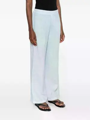 120% Lino Elasticated Waistband Palazzo Pants