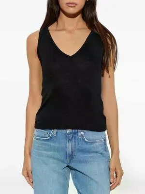 Rag & Bone Knit V-neck Top
