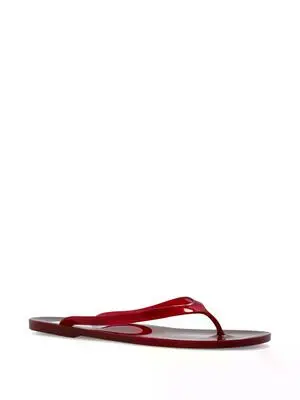 Christopher Esber Glossy Flip Flops - Red