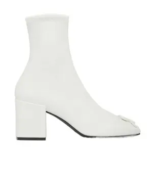 COURREGES Courrèges Ac Side Zipped Ankle Boots - White