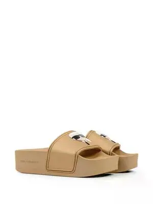 Karl Lagerfeld Ikonik Maxi Ii Platform Slides