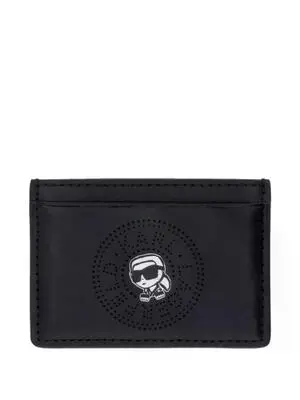 Karl Lagerfeld Ikonik Perforated Card Holder
