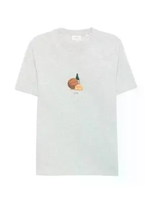 LES DEUX Graphic-print T-shirt - Grey