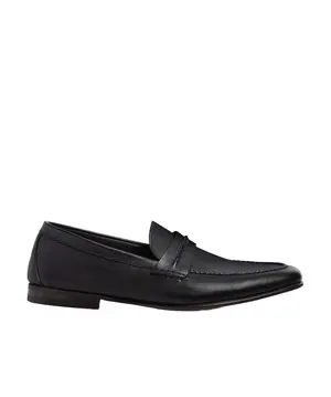Zegna Leather Loafers - Black