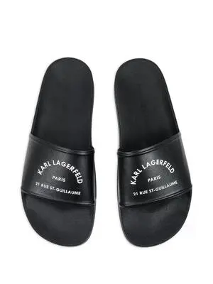 Karl Lagerfeld Logo Print Slides