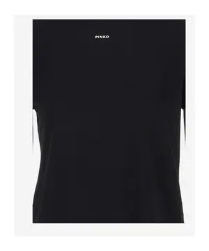Pinko Logo-printed Crewneck T-shirt