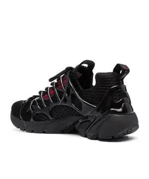 44 LABEL GROUP Mesh-panelled Low-top Sneakers