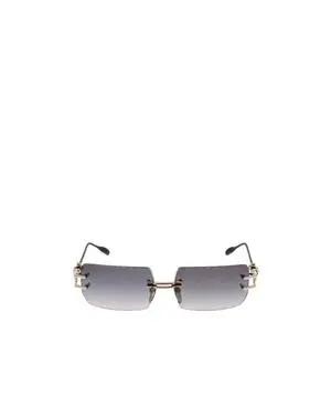 Chrome Hearts Rectangular Sunglasses - Gray