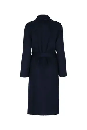 Dior Belted Shawl-collar Coat