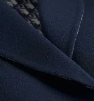 Dior Belted Shawl-collar Coat