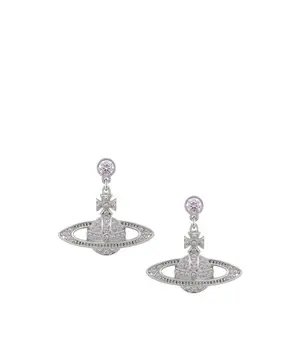 VIVIENNE WESTWOOD Mini Bas Relief Drop Earrings - Gray