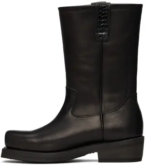 Our Legacy Calf-length Leather Boots