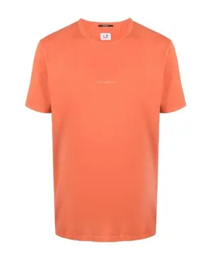 C.P. COMPANY Logo Detailed Crewneck T-shirt