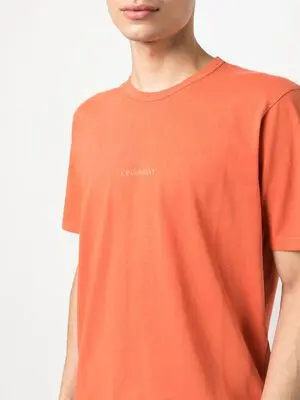 C.P. COMPANY Logo Detailed Crewneck T-shirt