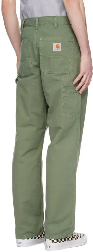 Carhartt Work In Progress Logo-patch Cargo Trousers - Green