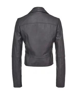 Pinko Cropped Jacket With Zip Detail