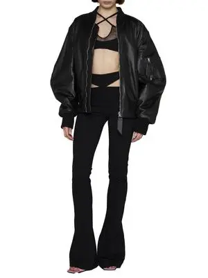 Attico The Remi Cut Out Flared Trousers