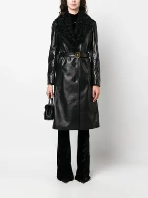 Bally Lapel Long-sleeved Coat