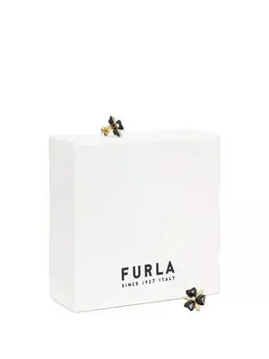 Furla Floral Shape Crystal Embellished Earrings