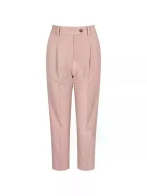 CIRCOLO 1901 Pleated Tailored Trousers - Pink