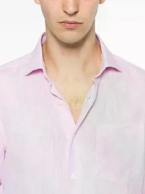 TRUZZI Chest-pocket Button-up Shirt