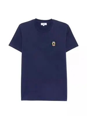 ARRELS BARCELONA Embroidered-patch T-shirt - Blue